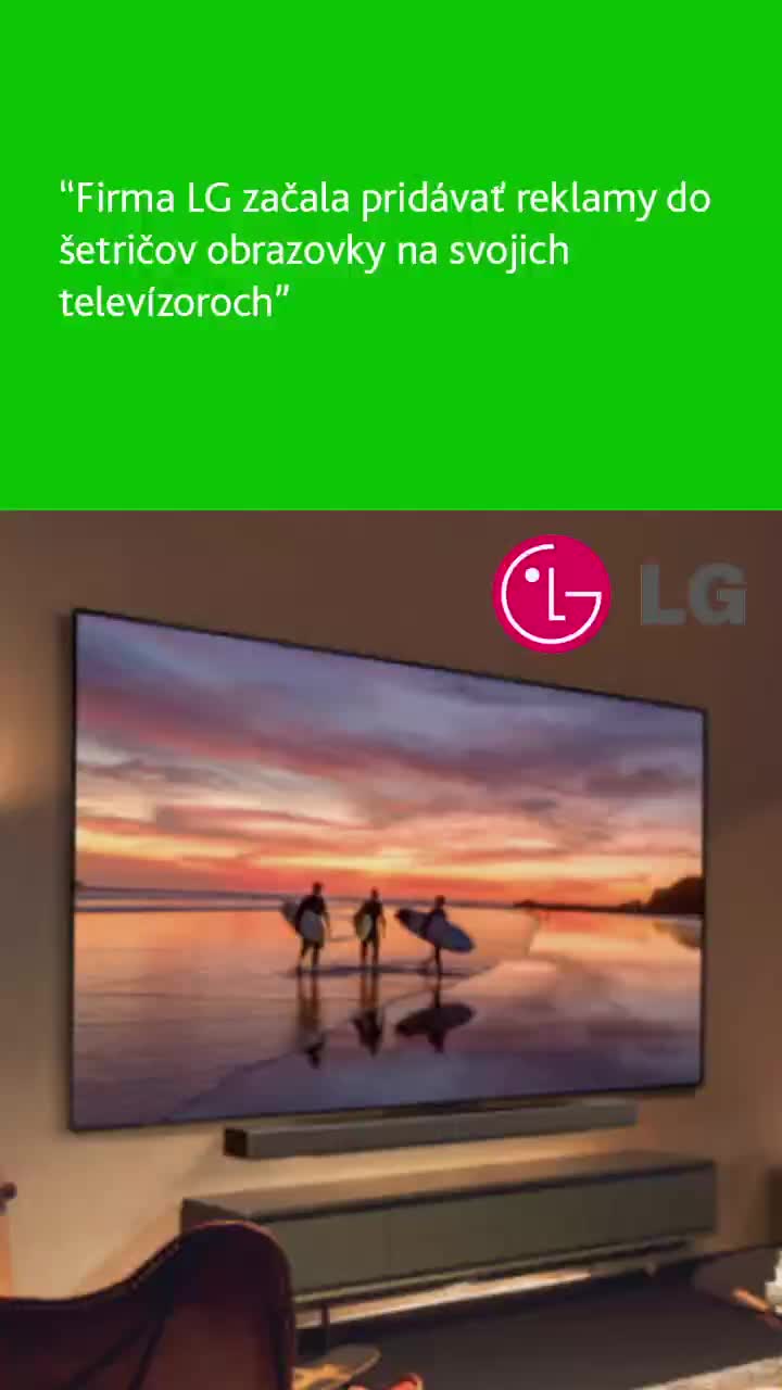 Firma LG začala pridávať reklamy do šetričov obrazovky na svojich ...